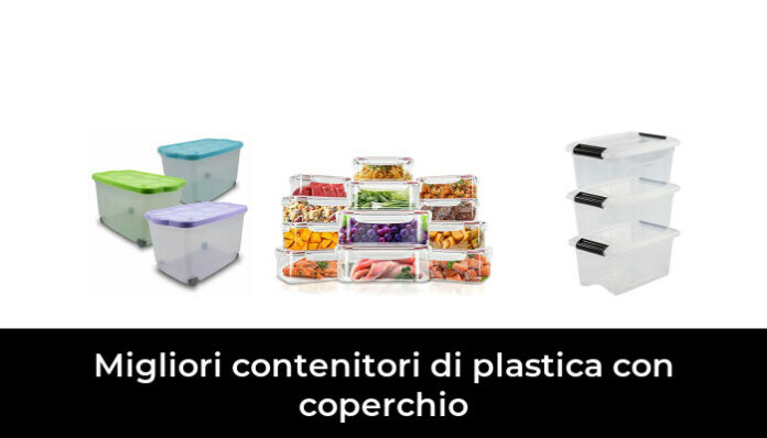 49 Migliori contenitori di plastica con coperchio nel 2024 (recensioni ...